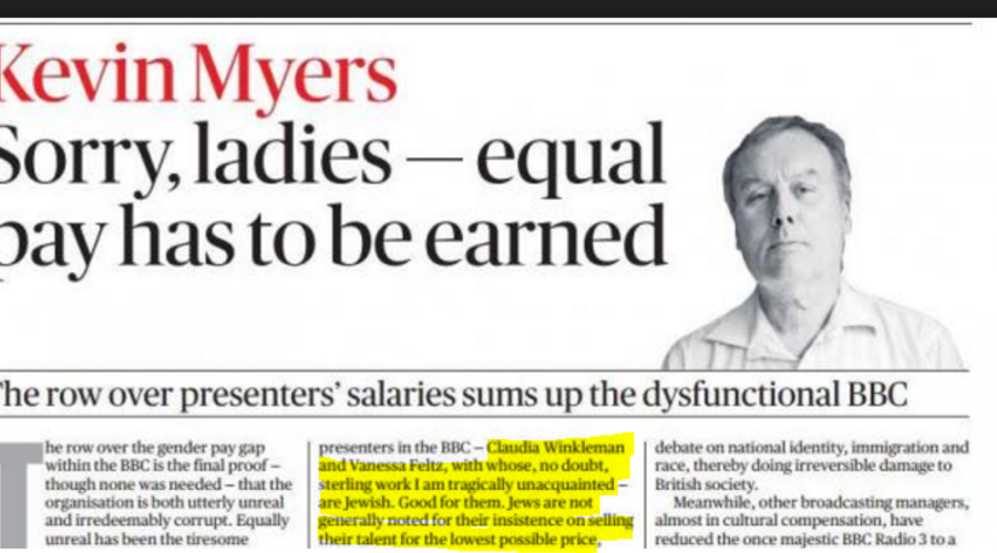 British newspaper apologizes for column citing anti-Semitic stereotype ...